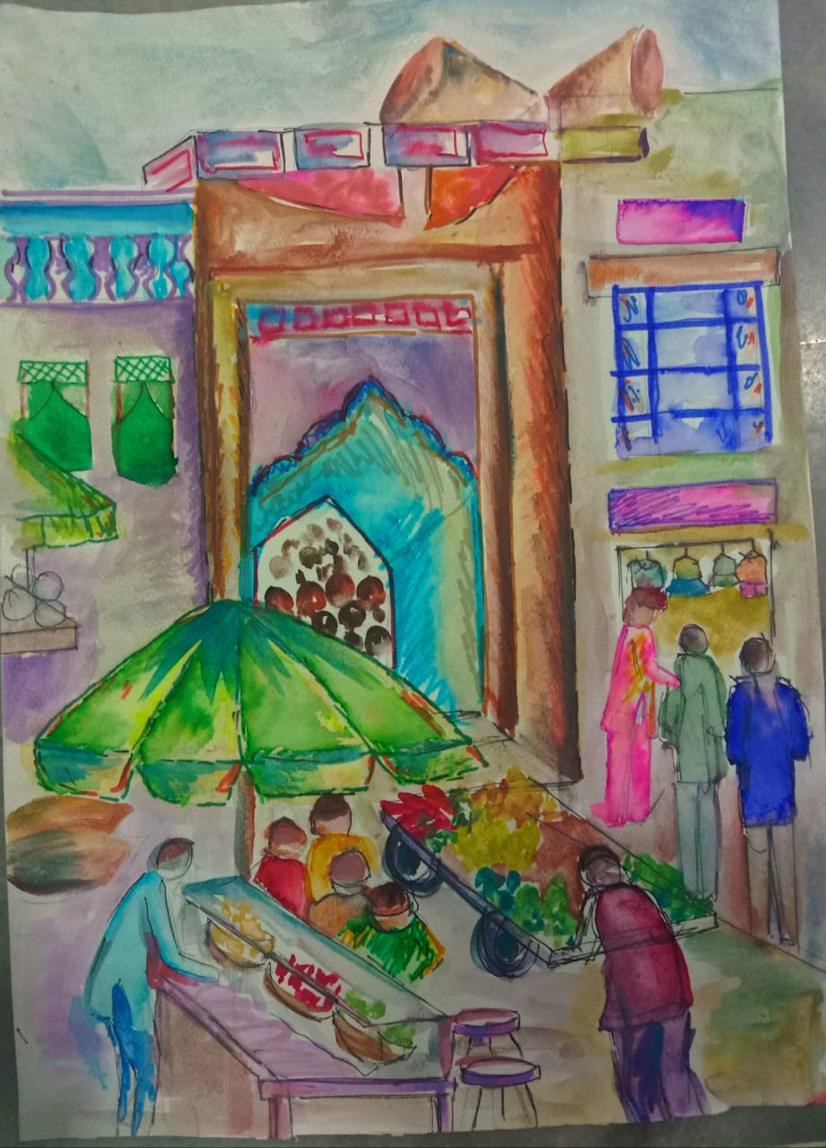 Bazaar Painting – Young Canvas